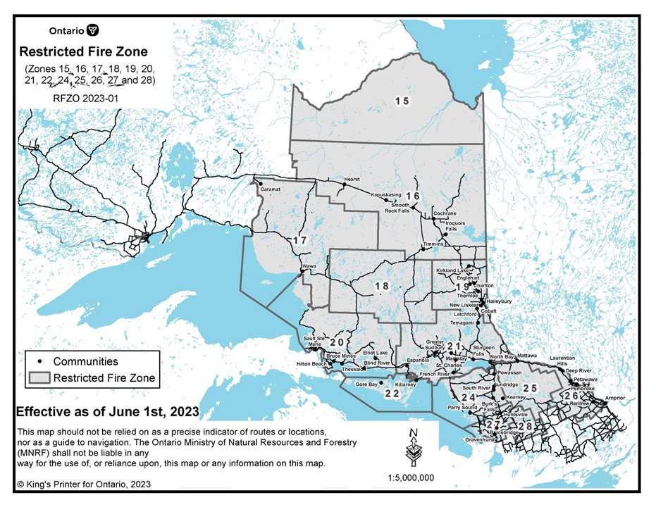 Total fire ban in effect for North Bay | City of North Bay