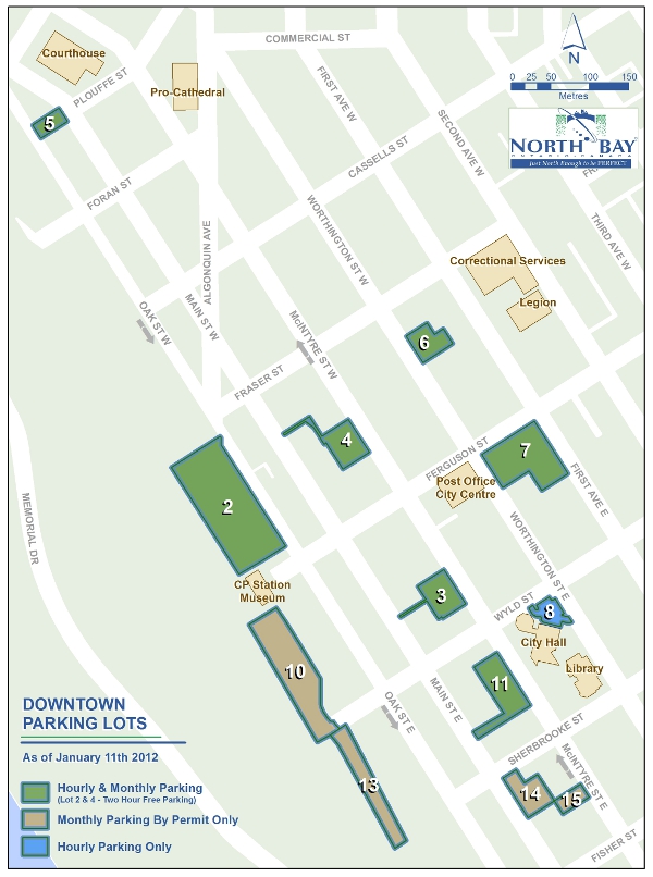 Municipal Parking Lots | City of North Bay